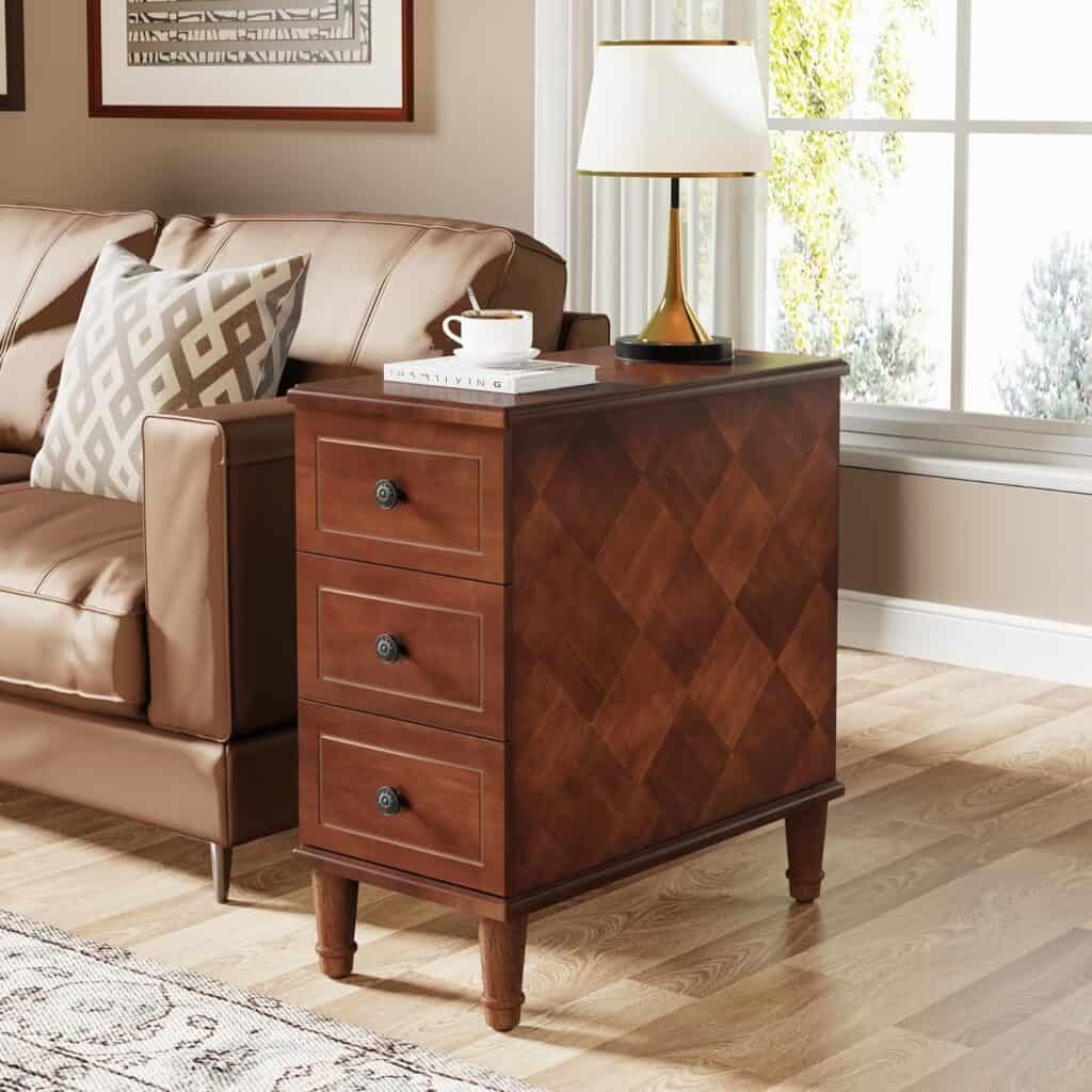 LITTLE TREE Slim 3-Drawer End Table - Essential Office Furniture