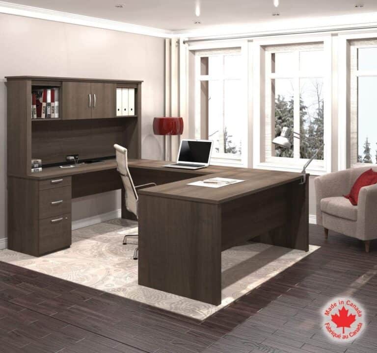 Bestar 66W U or L-Shaped Executive Office Desk - Essential Office Furniture
