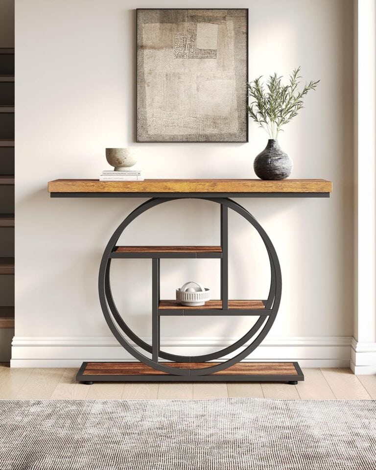 LITTLE TREE 41-Inch Industrial Console Table - Essential Office Furniture