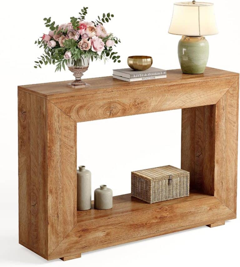 LITTLE TREE 47-Inch Beige Console Table - Essential Office Furniture