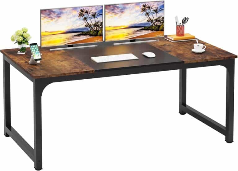 LITTLE TREE 70.8 Inch Extra Large Executive Desk - Essential Office ...