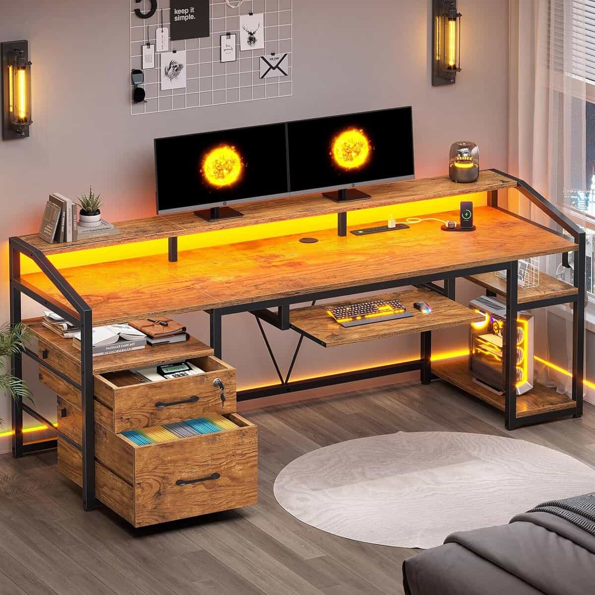 SEDETA L Shaped Reversible Standing Desk - Essential Office Furniture