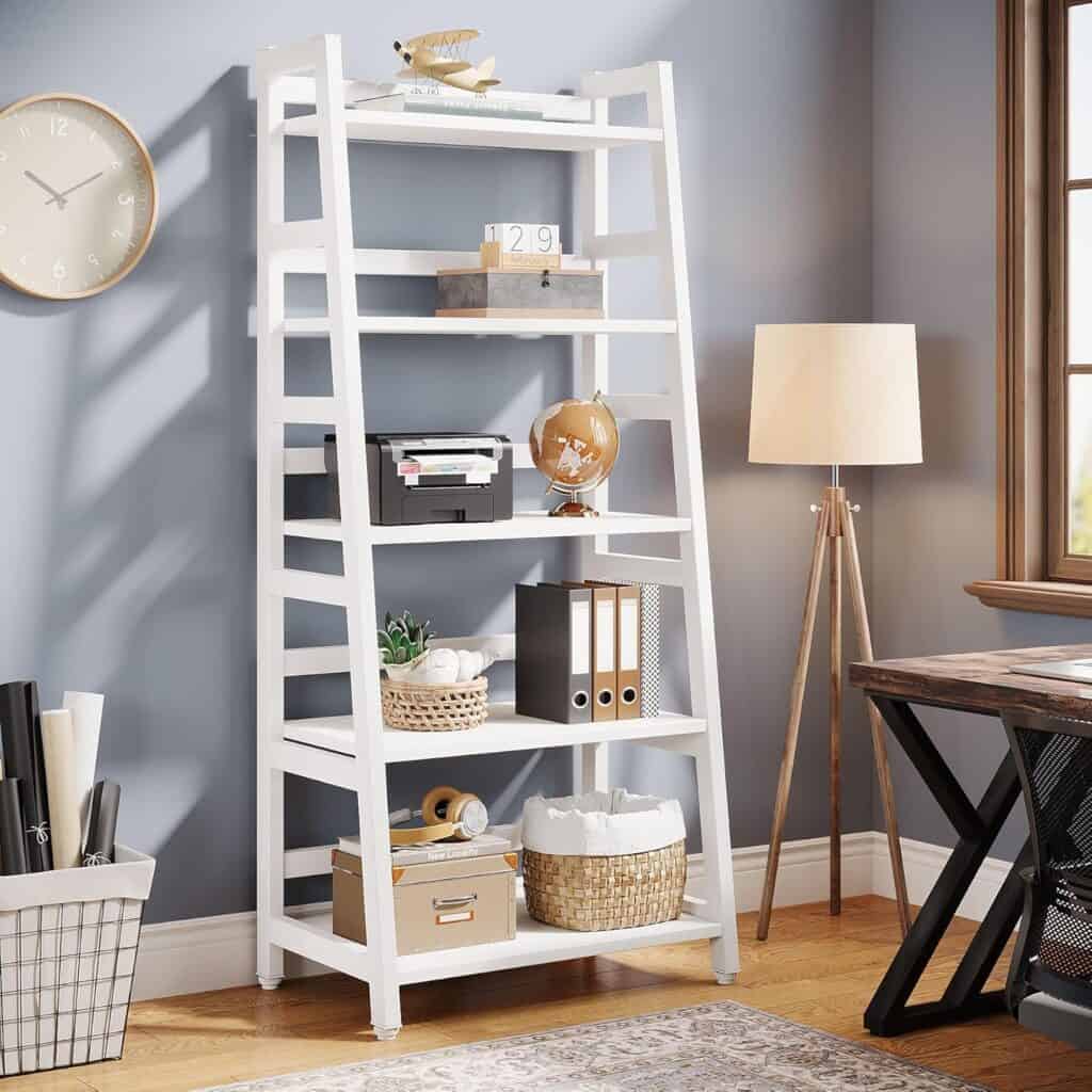 Tribesigns 5-Tier Ladder Bookshelf - Essential Office Furniture
