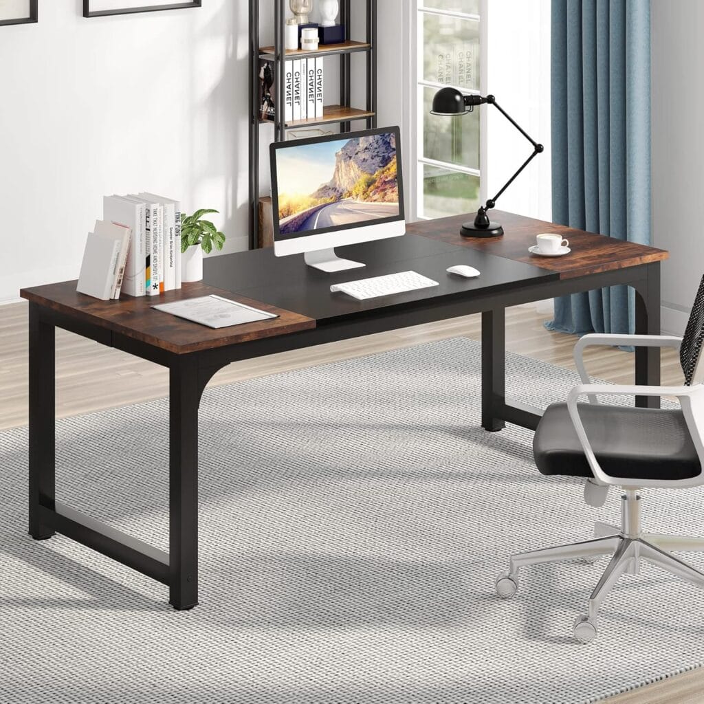 Tribesigns 70.8-Inch Modern Computer Desk - Essential Office Furniture