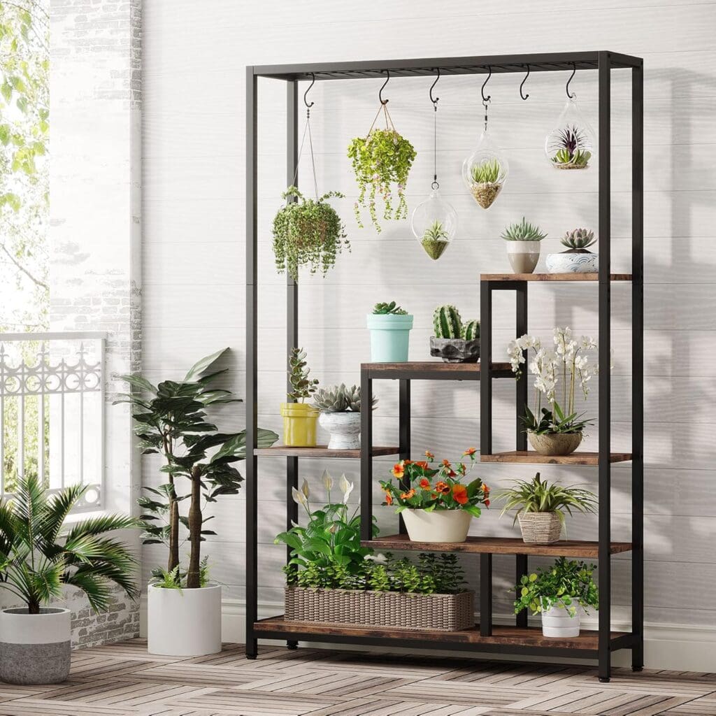 Tribesigns 70.9-Inch 5-Tier Plant Stand - Essential Office Furniture