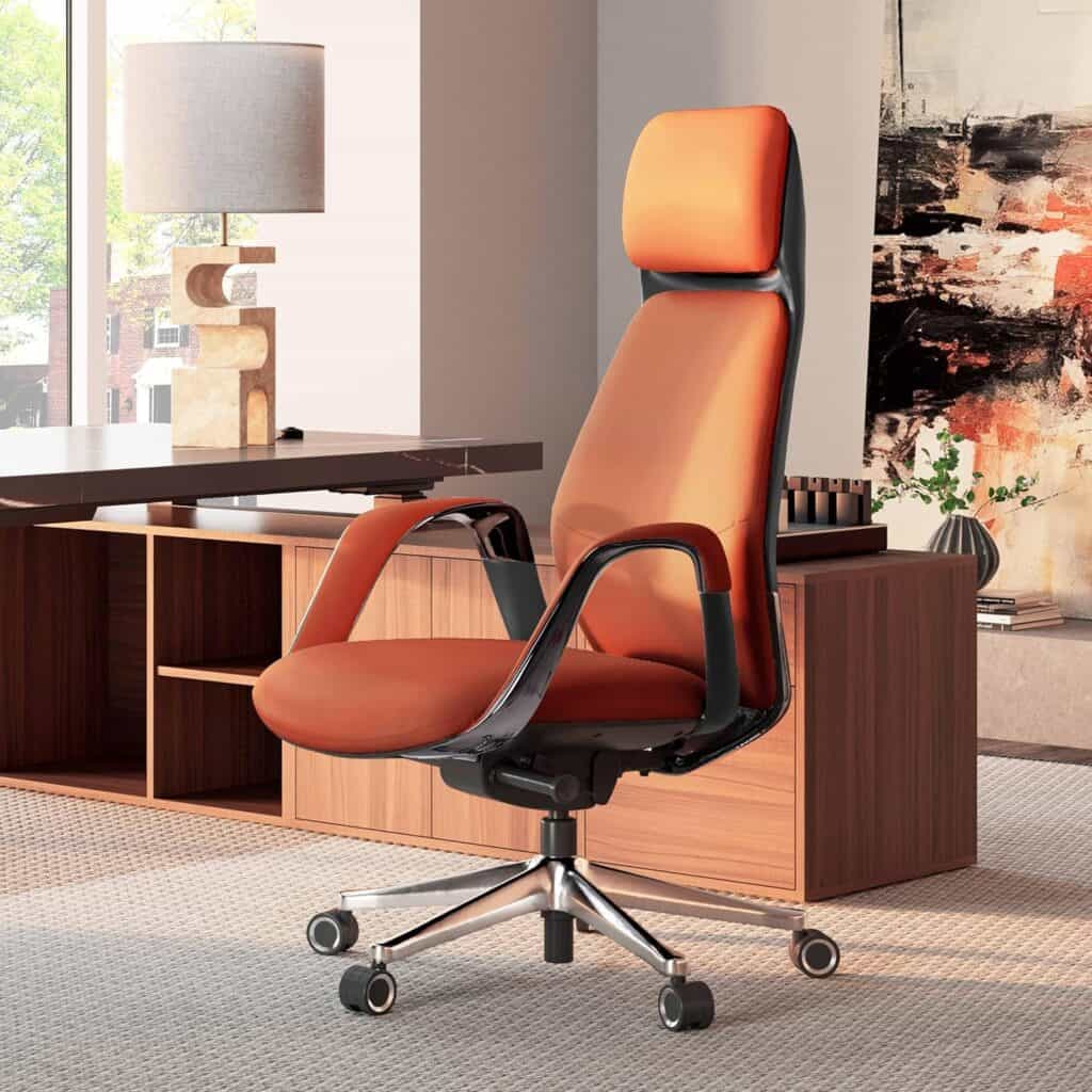 EUREKA ERGONOMIC Executive Office Chair-Orange - Essential Office Furniture