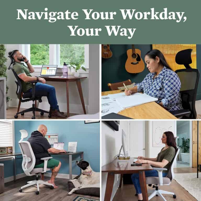 HON Altern Ergonomic Office Chair with Headrest-Peacock - Essential ...