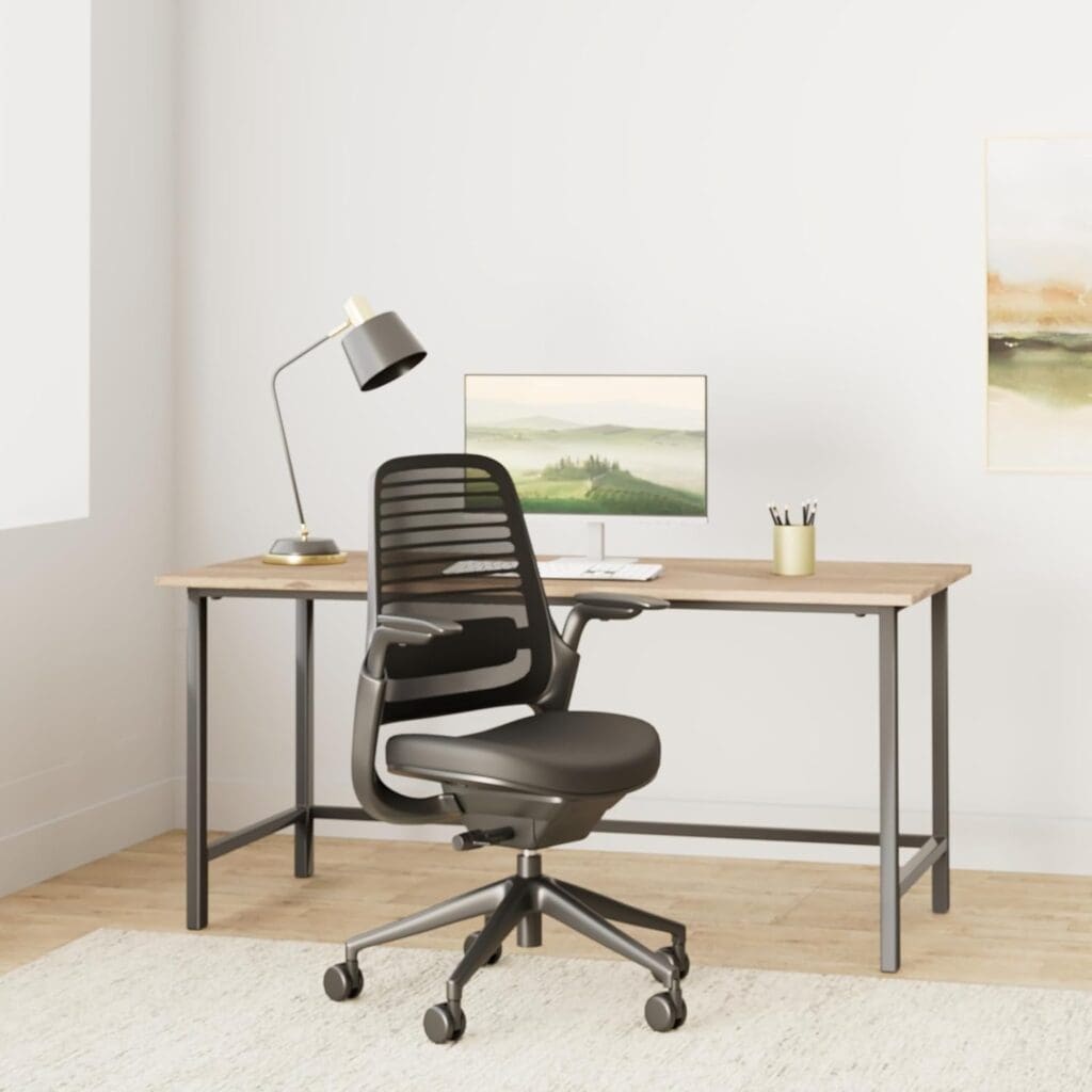 Steelcase Series 1 Ergonomic Office Chair-Licorice - Essential Office ...