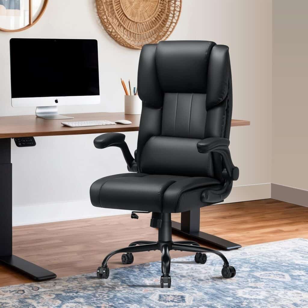 HOFFREE High Back Office Chair with Massage & Heat - Essential Office ...