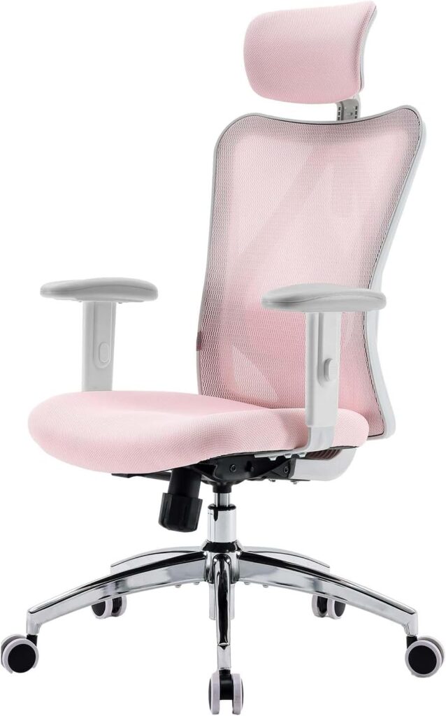 SIHOO M18 Ergonomic Office Chair-Light Pink - Essential Office Furniture